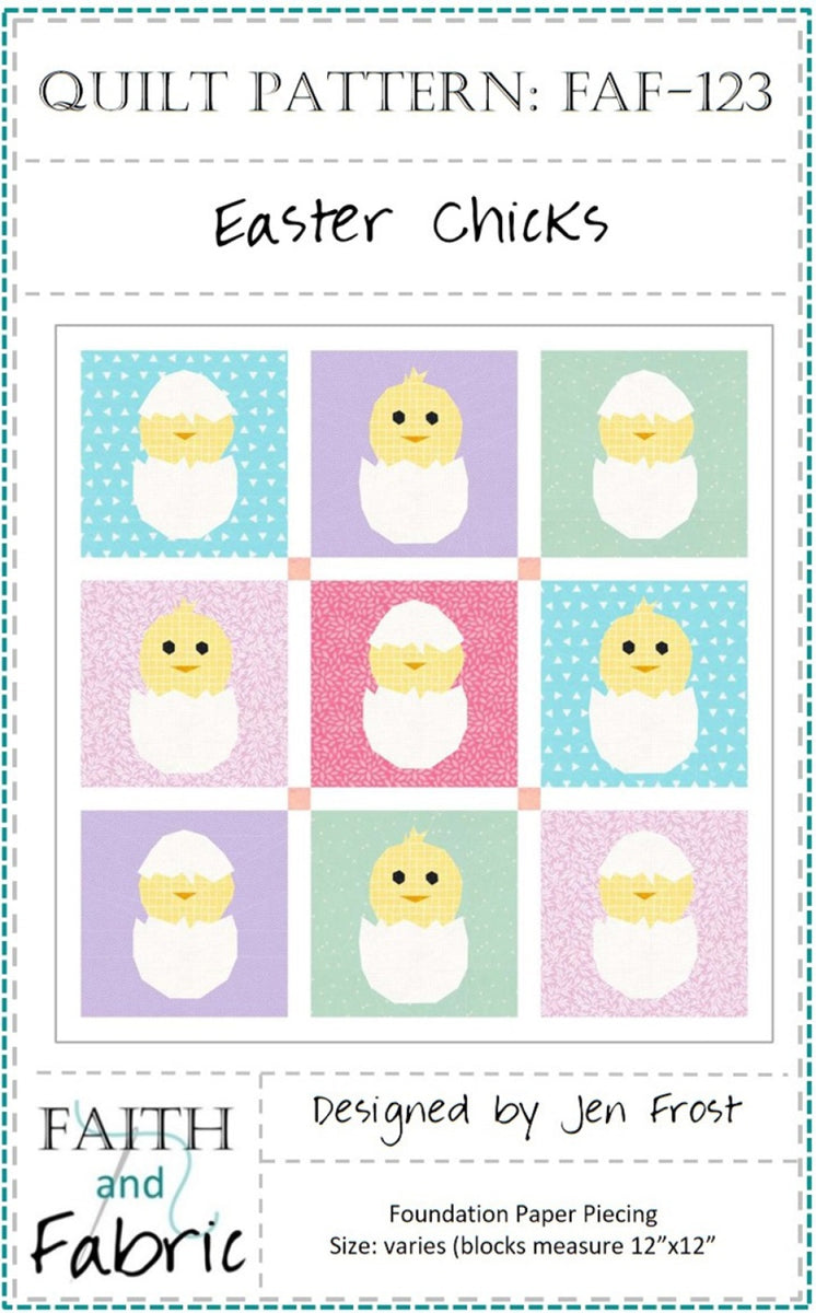 Easter Chicks Quilt Pattern – Quilting Books Patterns and Notions