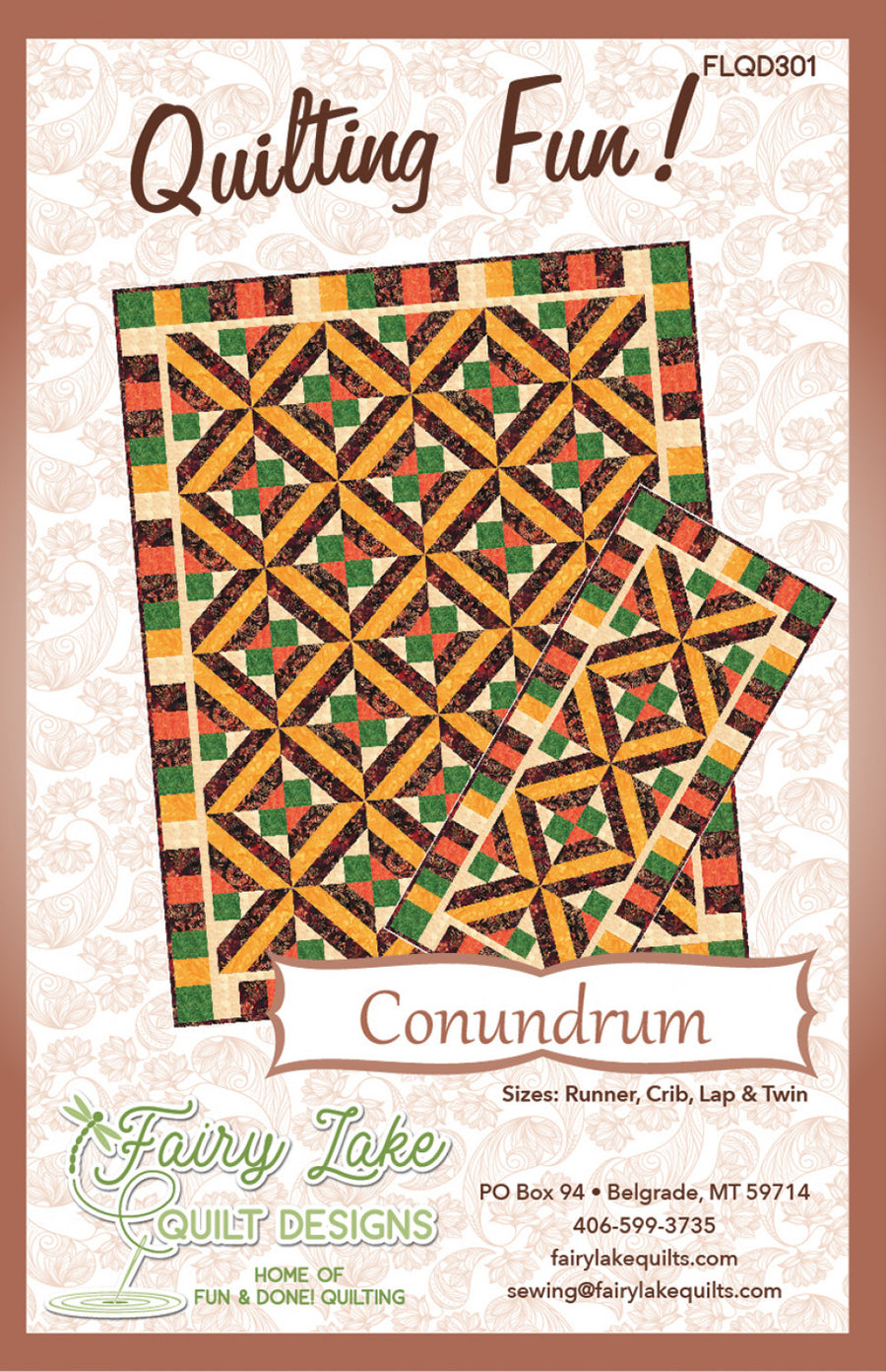 Conundrum Quilting Fun Quilt Pattern – Quilting Books Patterns and Notions