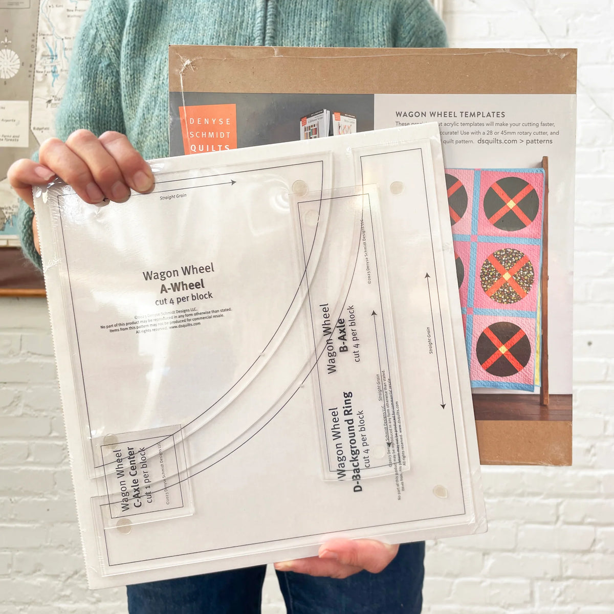 Wagon Wheel Acrylic Templates – Quilting Books Patterns and Notions
