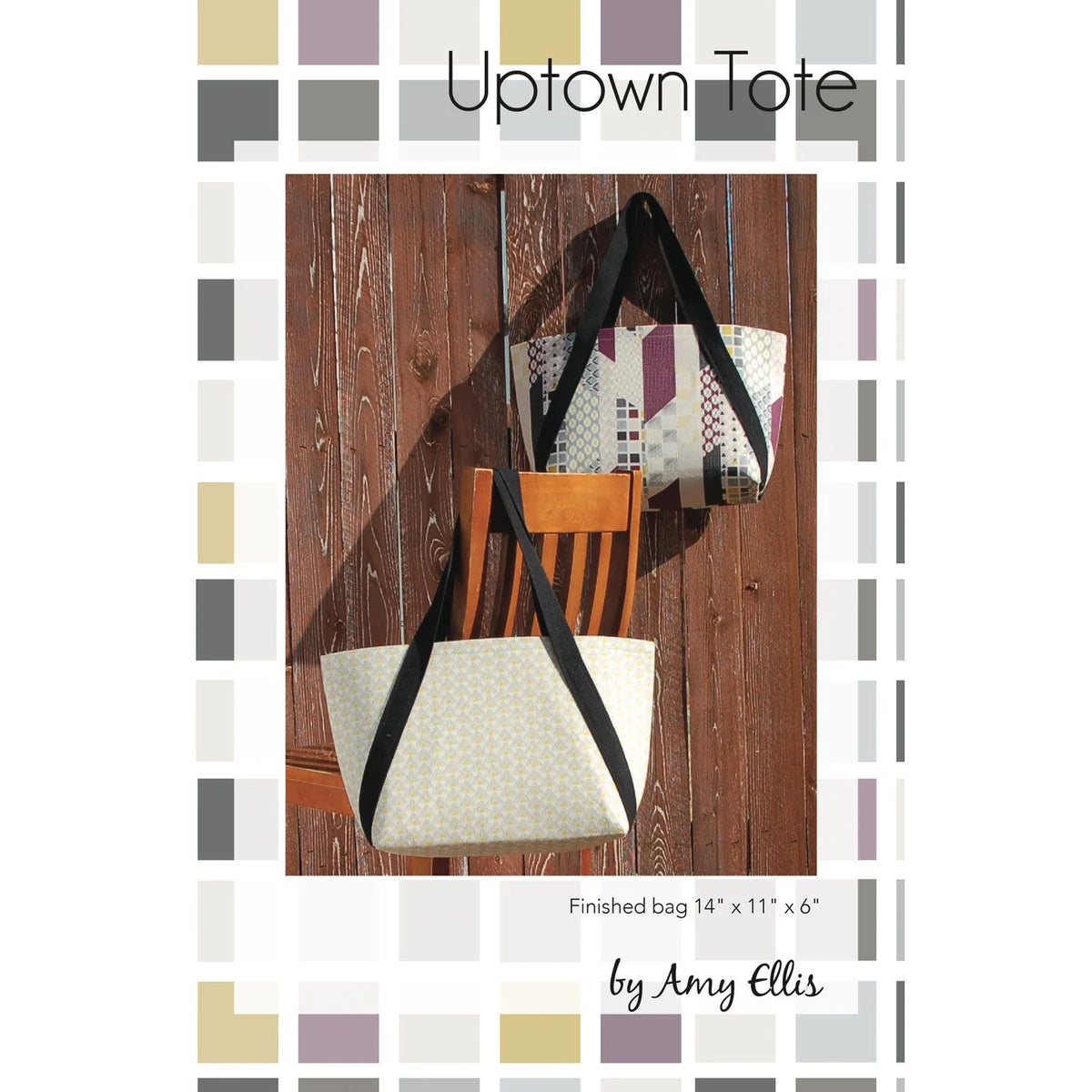 Uptown Tote Bag Pattern – Quilting Books Patterns and Notions