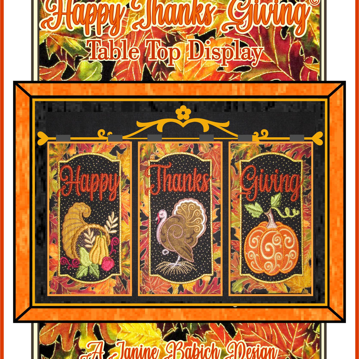 Happy Thanks Giving Table Top Display Downloadable Pattern – Quilting ...