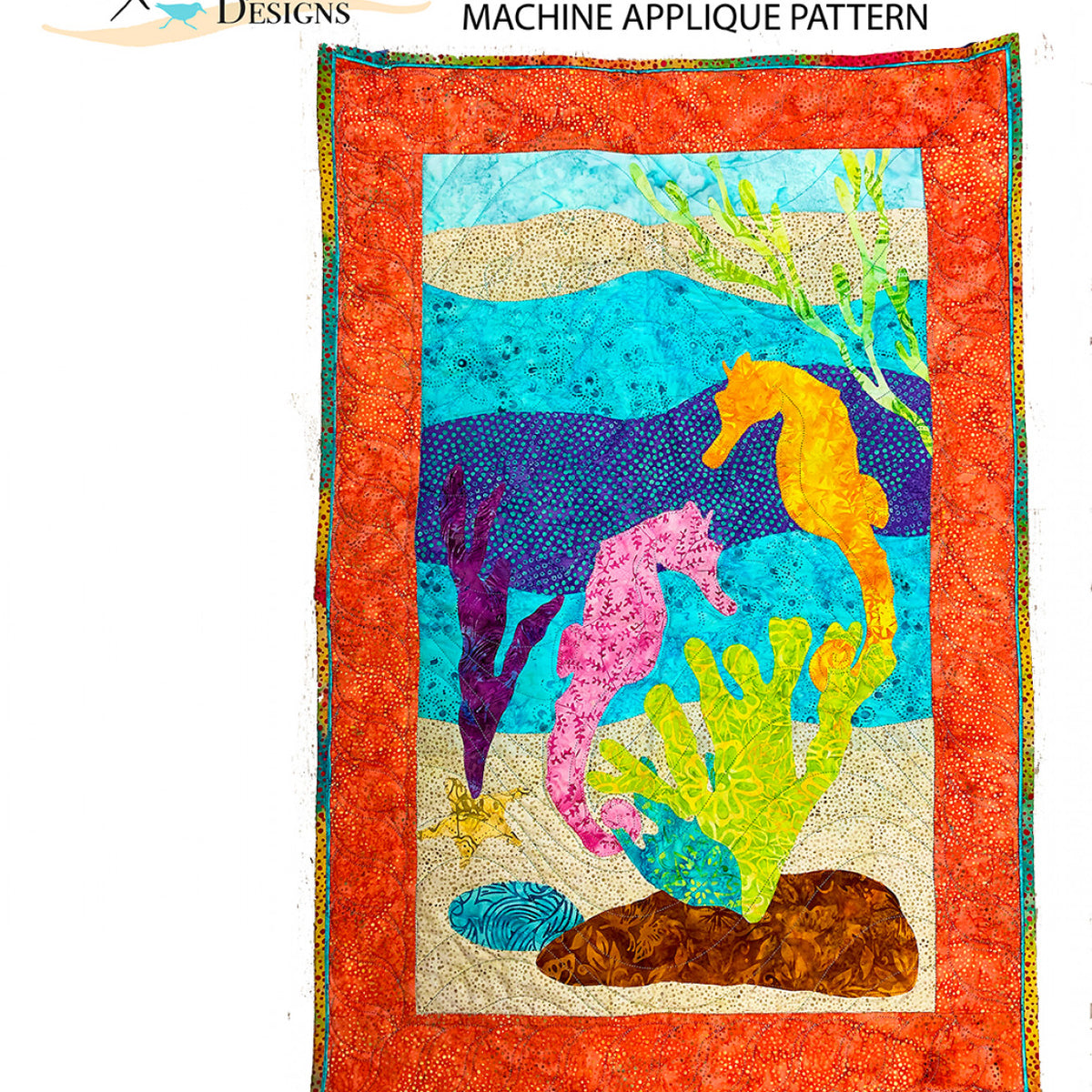 Seahorse Dance Applique Pattern – Quilting Books Patterns and Notions