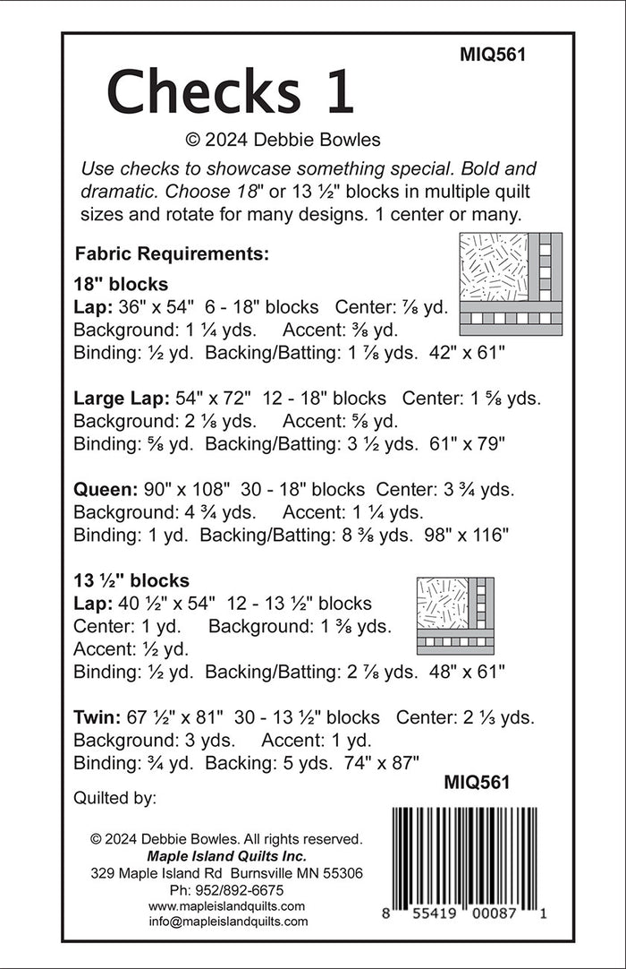 Maple Island Quilts Quilt Patterns – Quilting Books Patterns and Notions