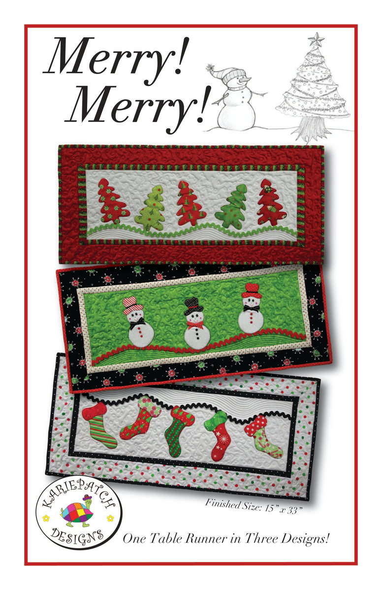 Merry! Merry! Downloadable Pattern – Quilting Books Patterns and Notions