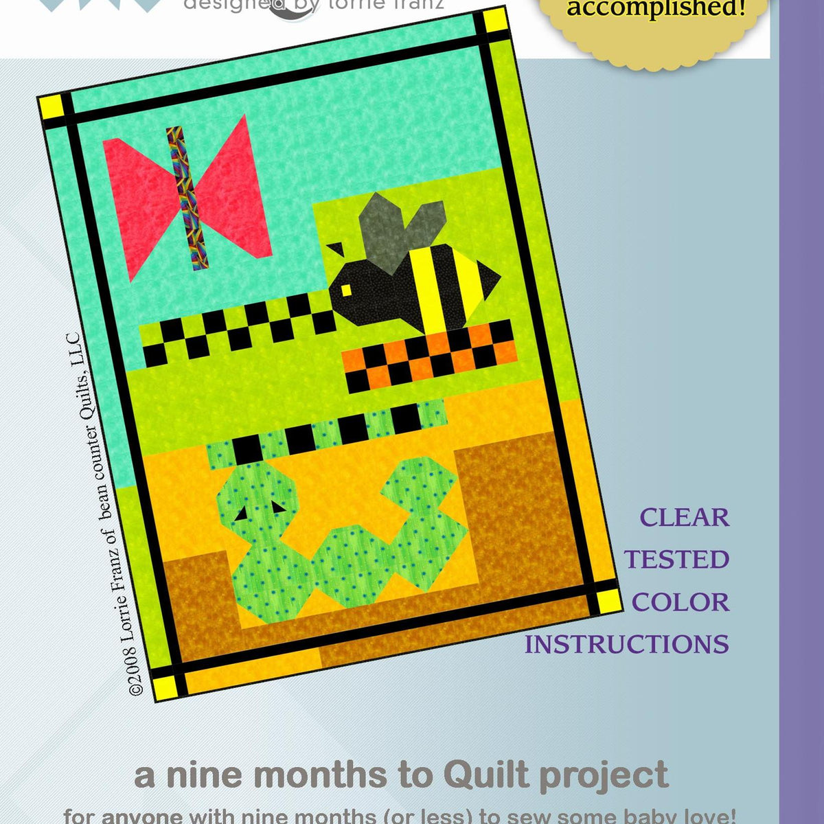 Crawling Critters Quilt Pattern – Quilting Books Patterns and Notions