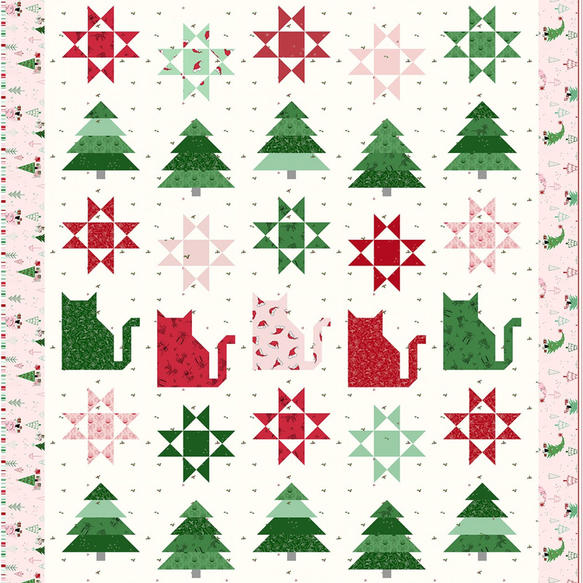 Scaredy Cat Christmas Quilt Pattern – Quilting Books Patterns and Notions