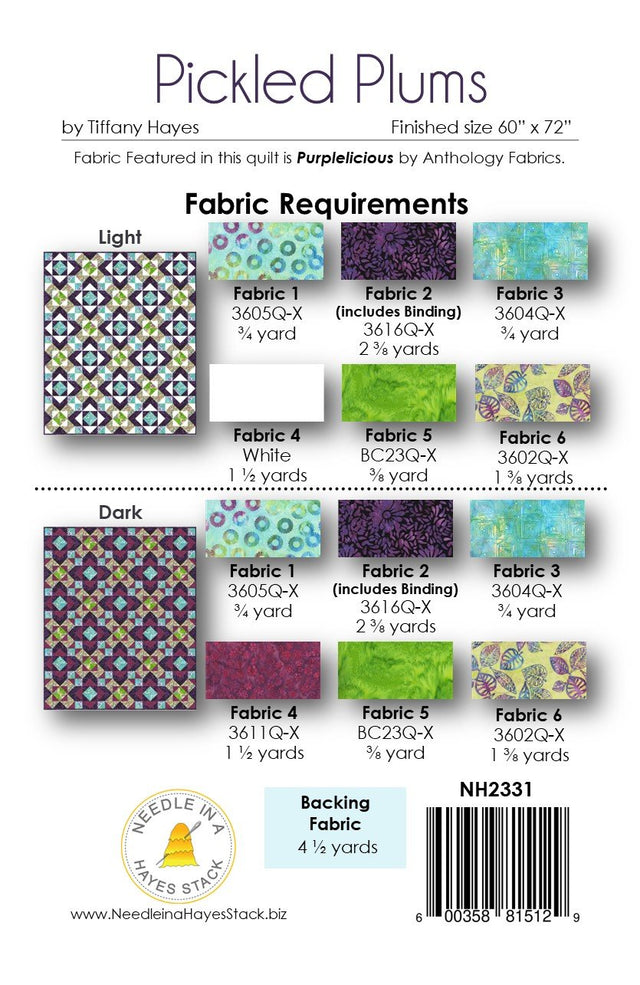 Pickled Plums Downloadable Pattern – Quilting Books Patterns and Notions