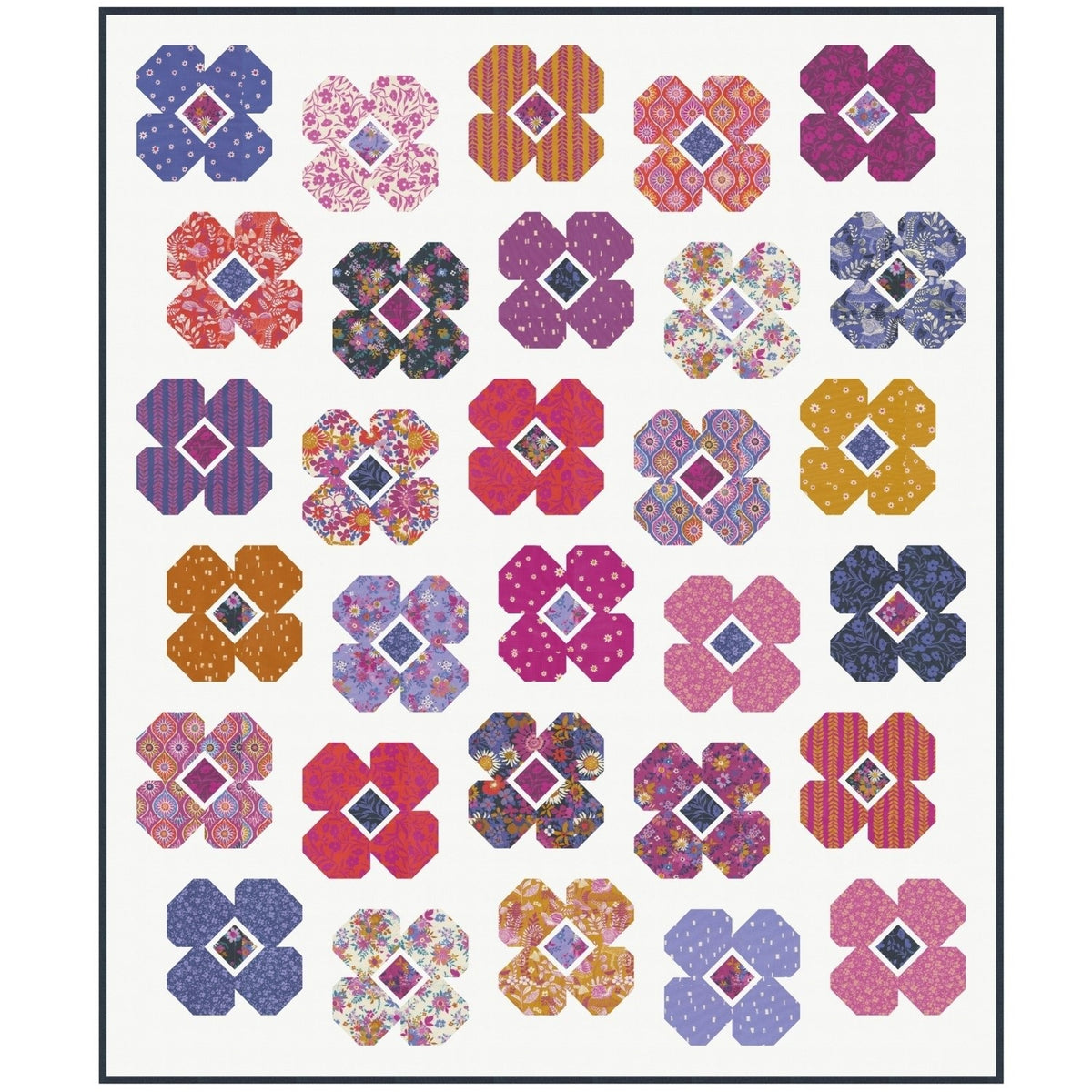 Playful Posies Downloadable Pattern – Quilting Books Patterns and Notions
