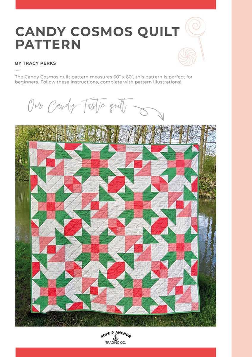 Candy Cosmos Quilt Pattern – Quilting Books Patterns and Notions