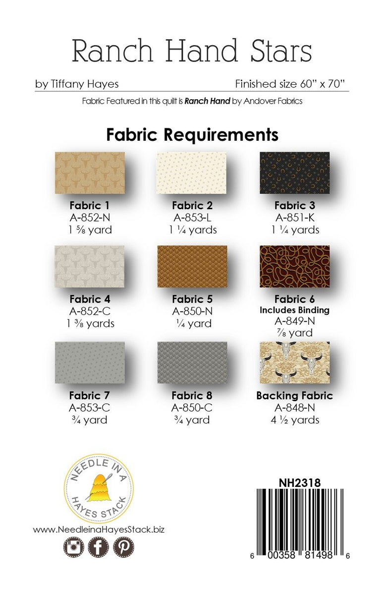 Ranch Hand Stars Downloadable Pattern – Quilting Books Patterns and Notions