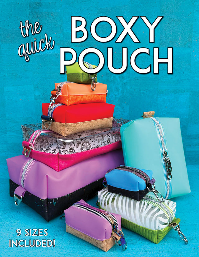 The Quick Boxy Pouch Pattern – Quilting Books Patterns and Notions