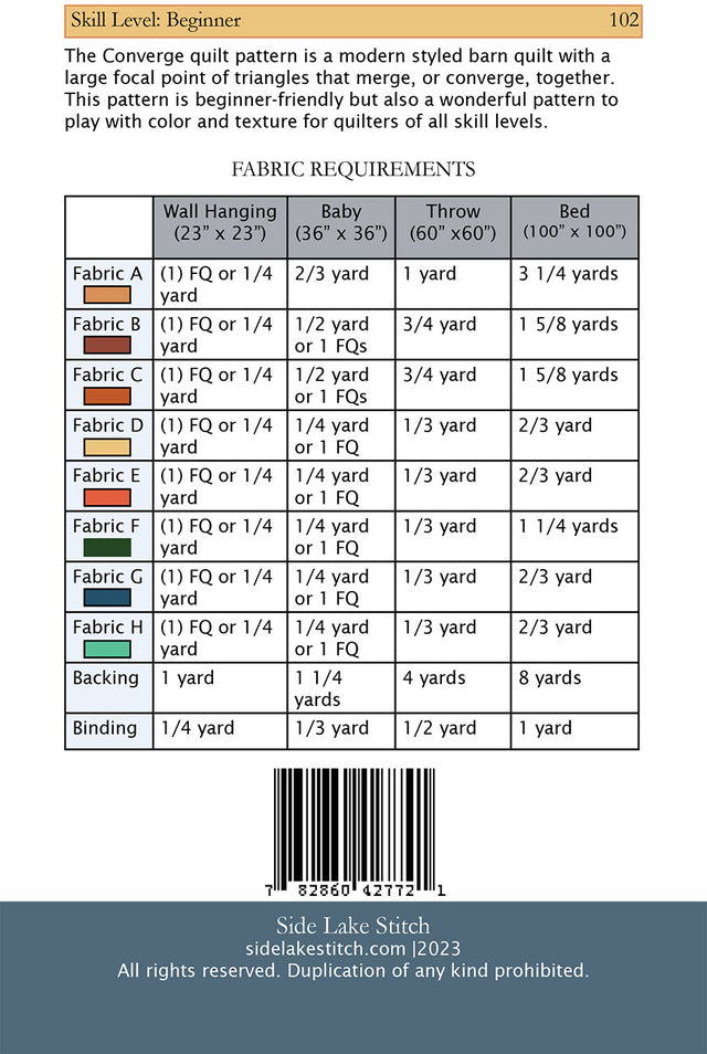 Converge Quilt Pattern – Quilting Books Patterns and Notions
