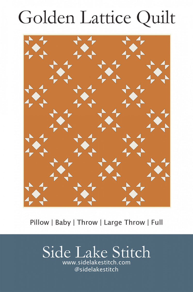 Golden Lattice Quilt Pattern – Quilting Books Patterns and Notions