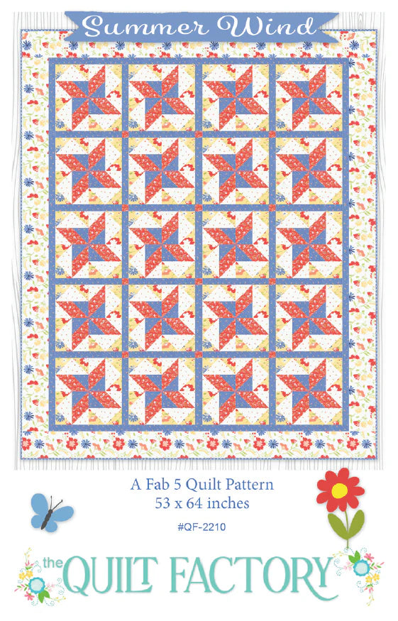 Summer Wind Quilt Pattern – Quilting Books Patterns and Notions