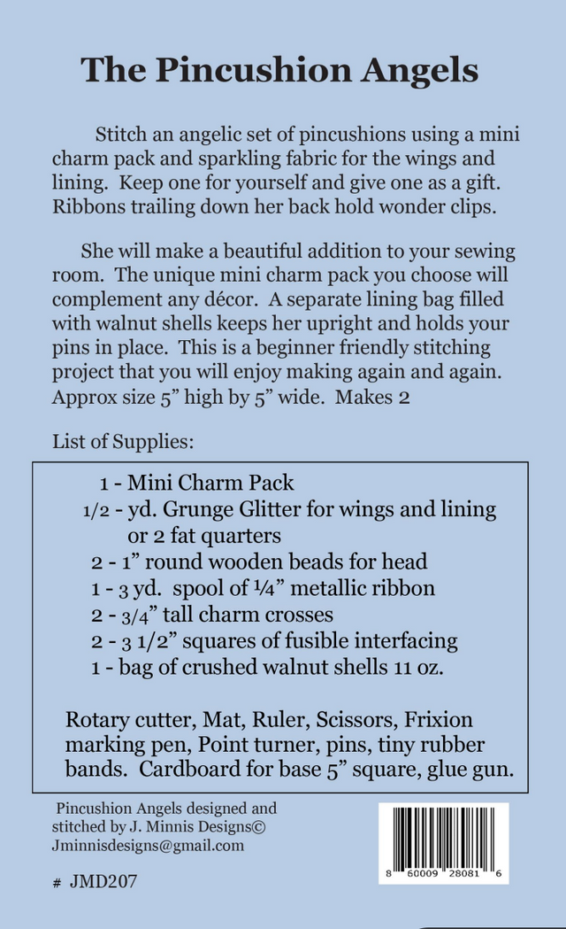 The Pincushion Angel Downloadable Pattern – Quilting Books Patterns and ...