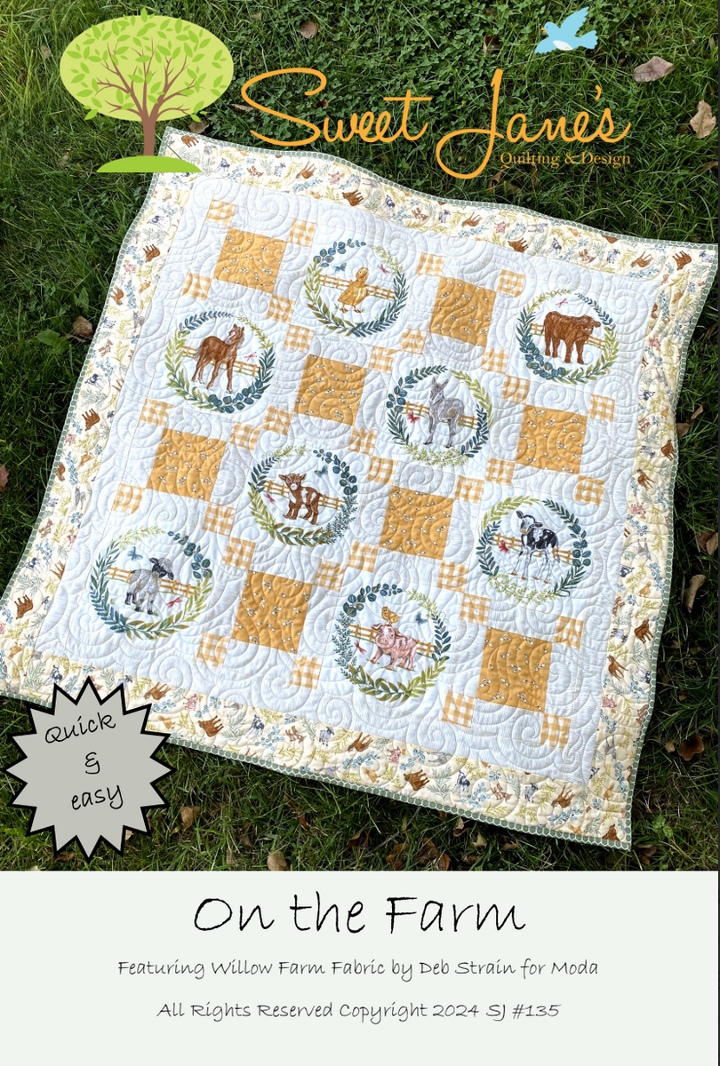 On The Farm Downloadable Pattern – Quilting Books Patterns and Notions