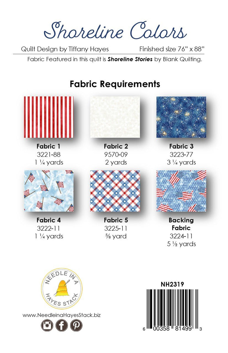 Shoreline Colors Downloadable Pattern – Quilting Books Patterns and Notions