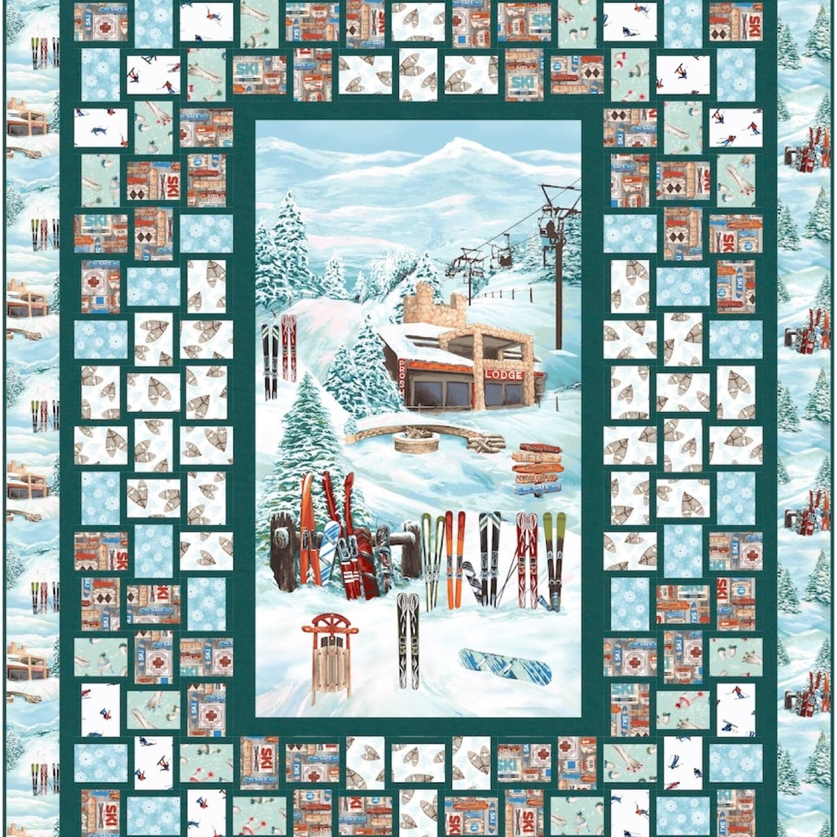 Ski Snapshots Downloadable Pattern – Quilting Books Patterns and Notions