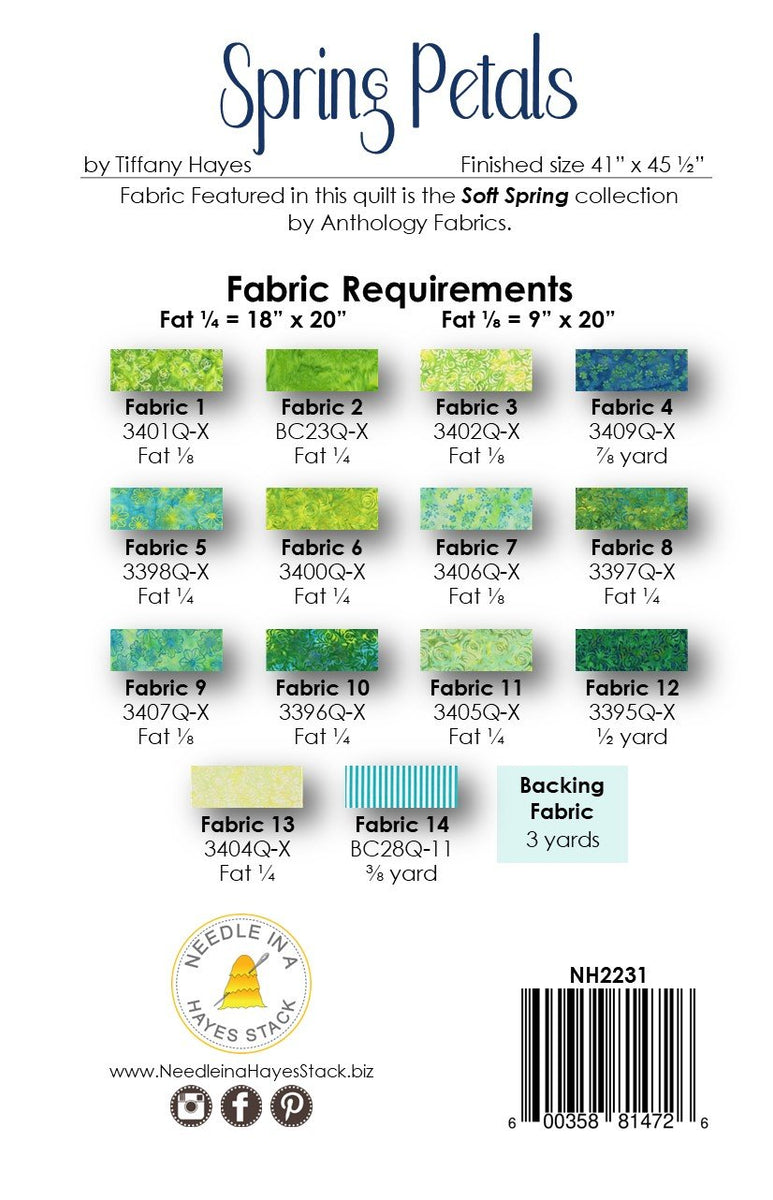 Spring Petals Downloadable Pattern – Quilting Books Patterns and Notions