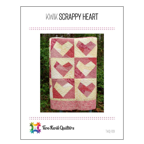 Kwik Scrappy Heart Quilt Pattern – Quilting Books Patterns and Notions
