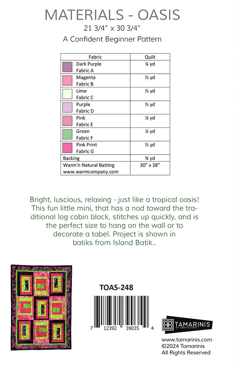 Tamarinis Quilt Patterns – Quilting Books Patterns and Notions