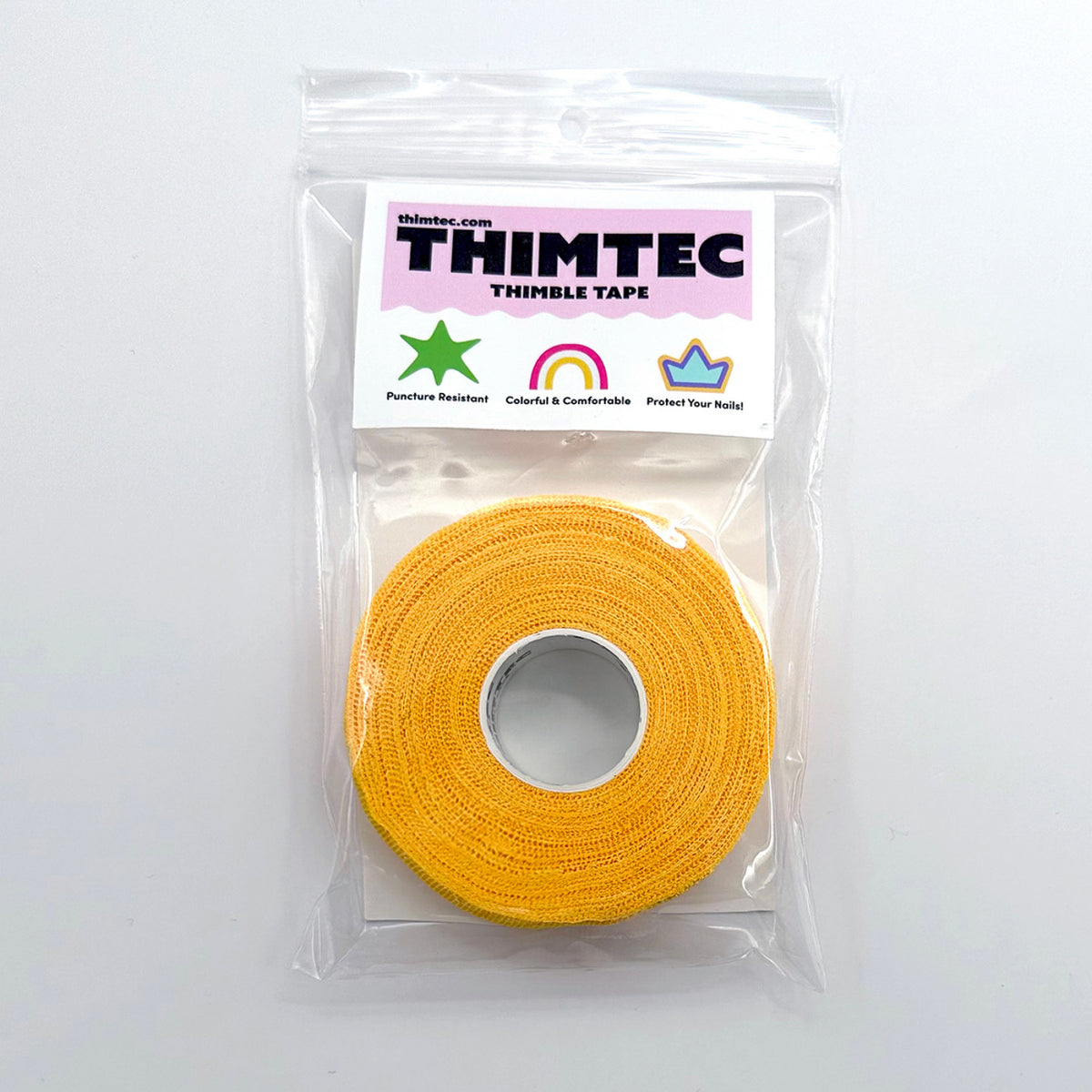 Thimtec Thimble Tape Sunshine Yellow – Quilting Books Patterns and Notions