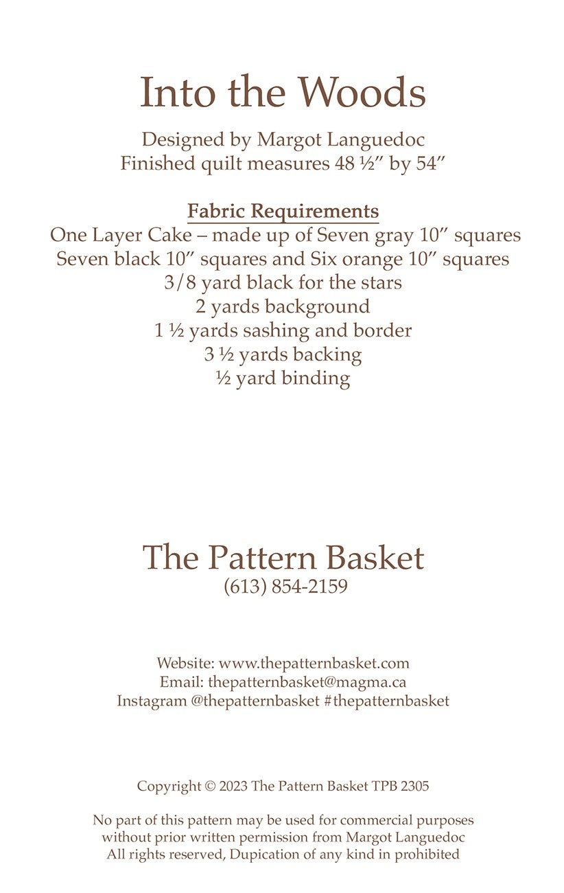 Into the Woods Quilt Pattern – Quilting Books Patterns and Notions