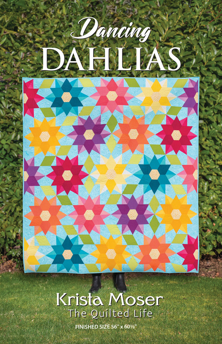 Dancing Dahlias Quilt Pattern – Quilting Books Patterns and Notions