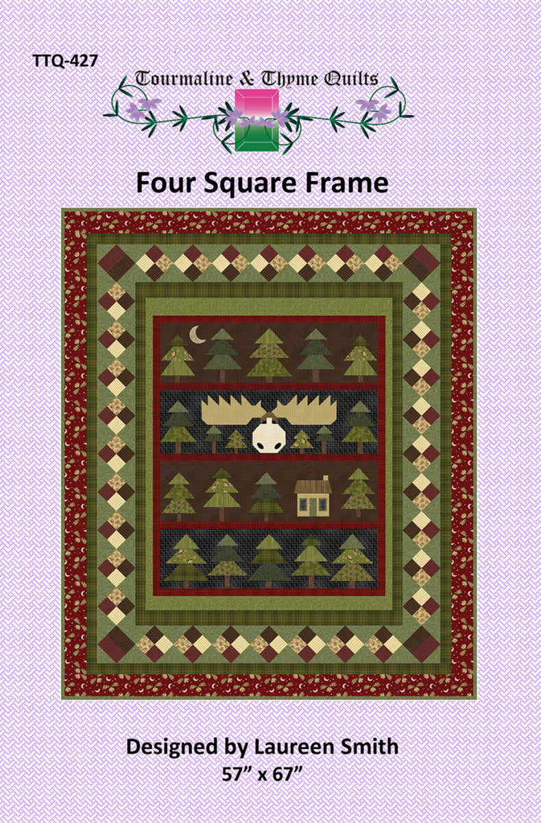 Four Square Frame Quilt Pattern – Quilting Books Patterns and Notions