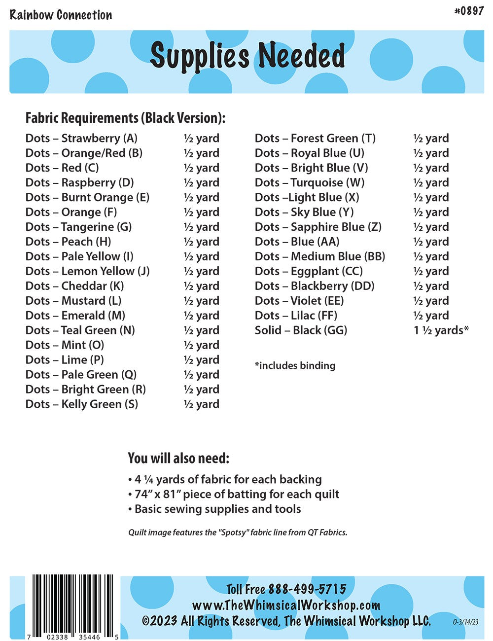 Rainbow Connection Quilt Pattern – Quilting Books Patterns and Notions