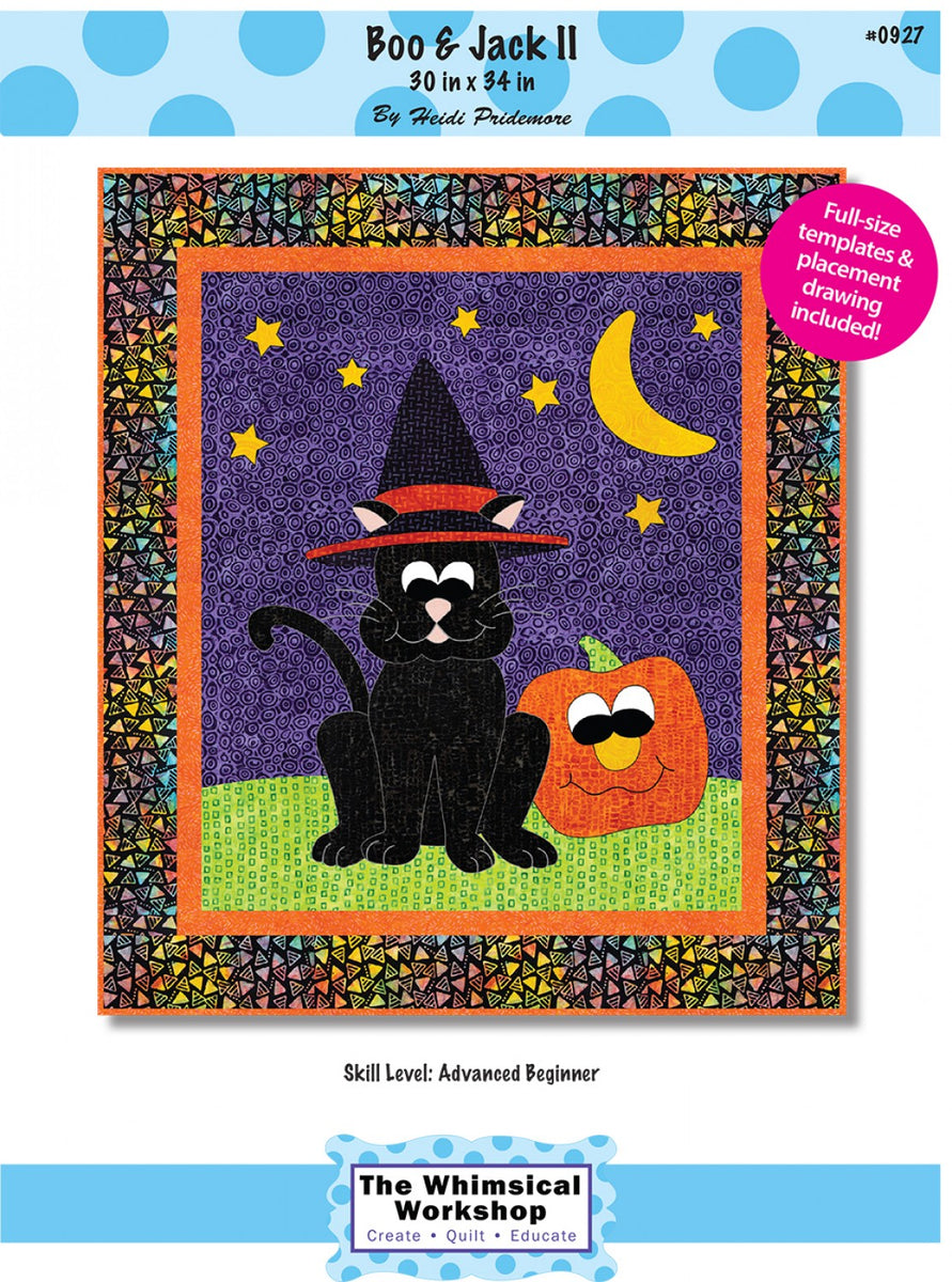 Boo and Jack II Quilt Pattern – Quilting Books Patterns and Notions
