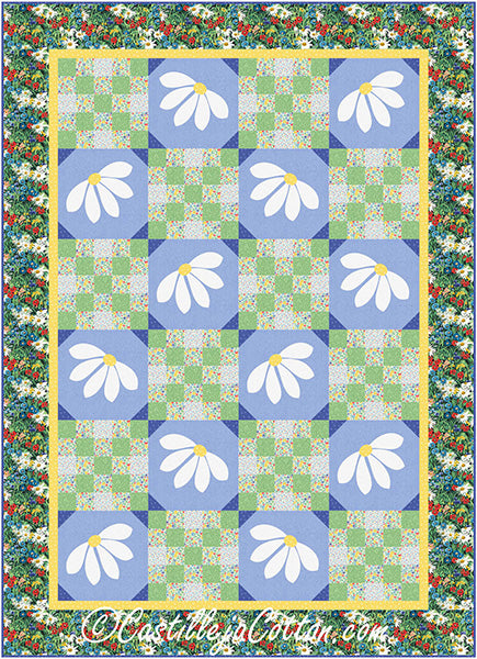 Dancing Daisies Quilt Pattern – Quilting Books Patterns and Notions