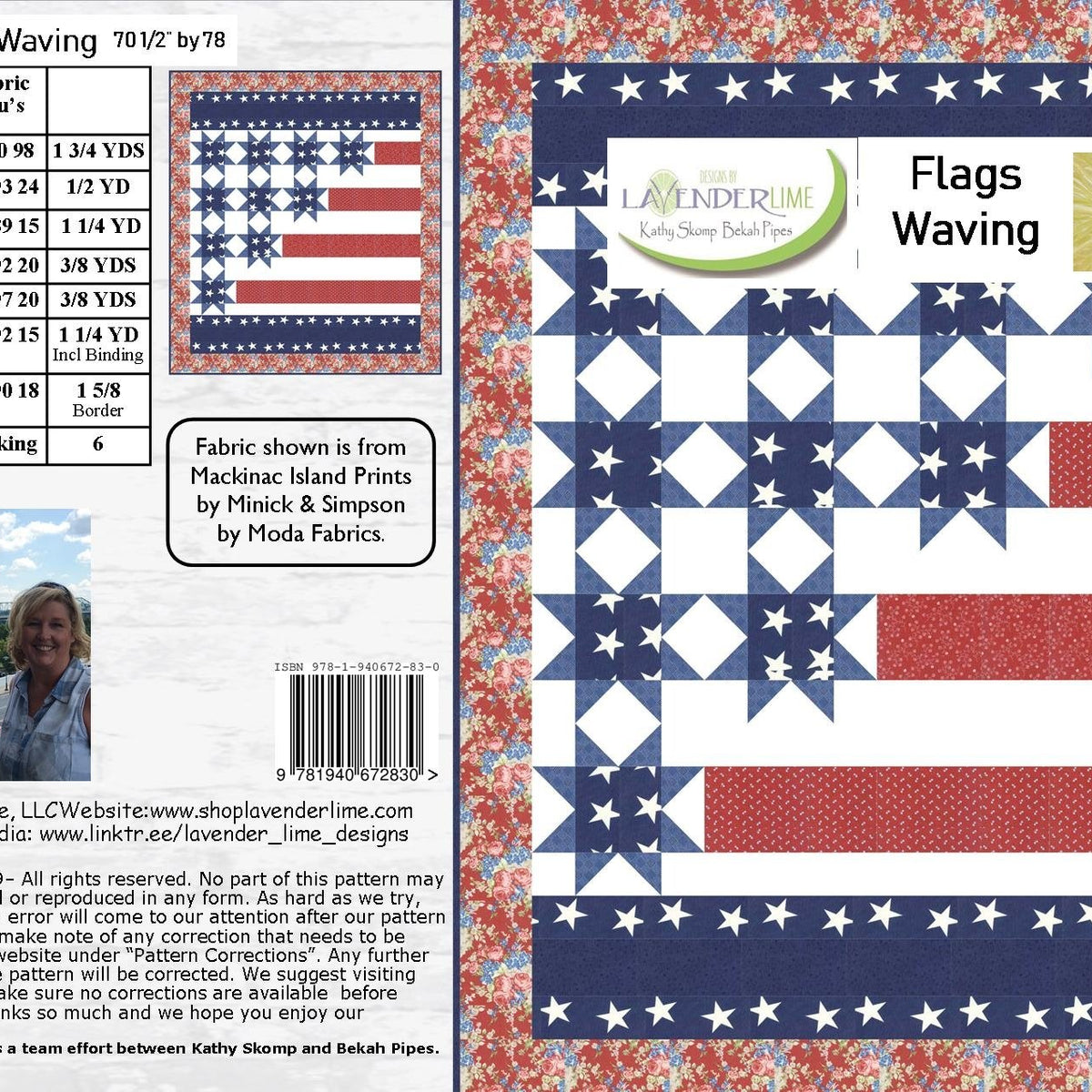 Flags Waving Downloadable Pattern – Quilting Books Patterns and Notions