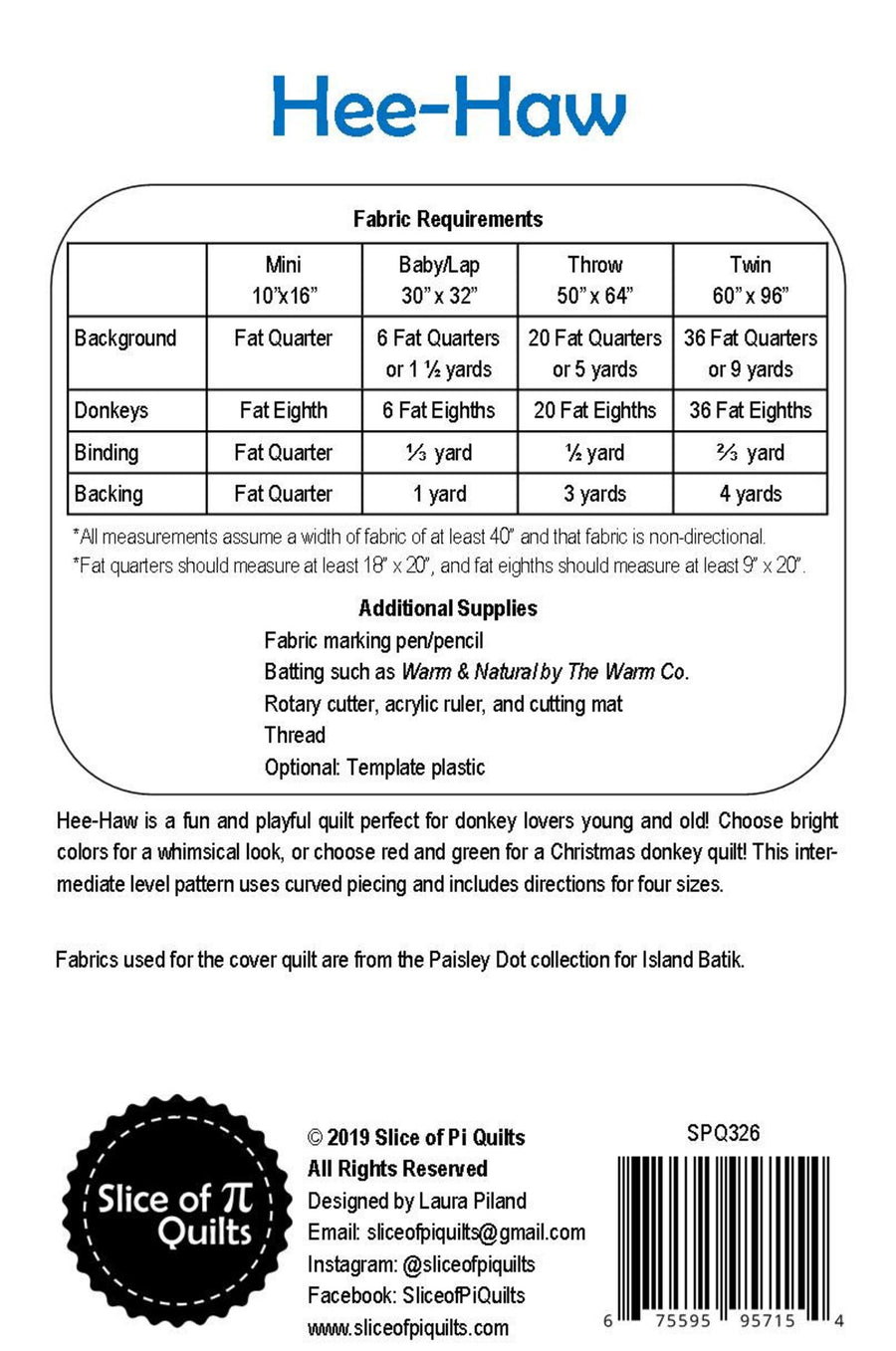 Hee-Haw Quilt Pattern – Quilting Books Patterns and Notions