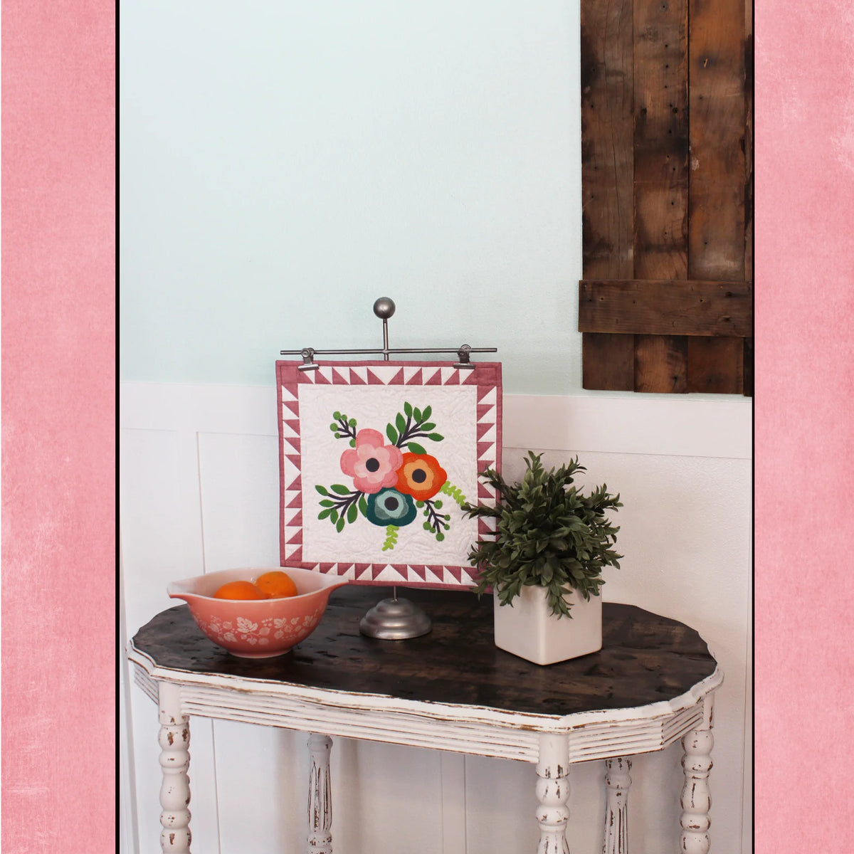 Floral Cluster Mini Quilt Pattern – Quilting Books Patterns and Notions