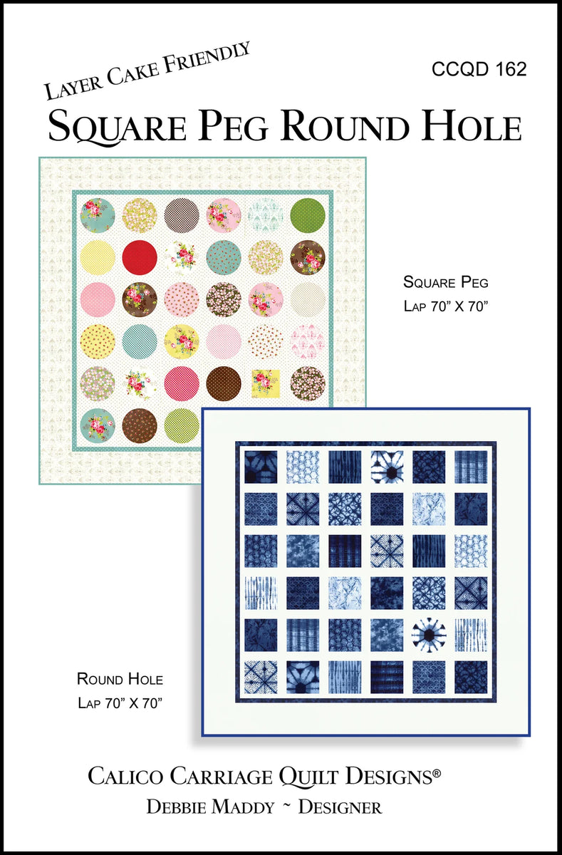Square Peg Round Hole Quilt Pattern – Quilting Books Patterns and Notions