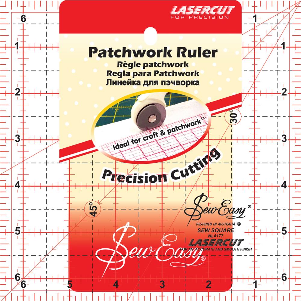 Tacony SewEasy Square Quilt Ruler – Quilting Books Patterns and Notions
