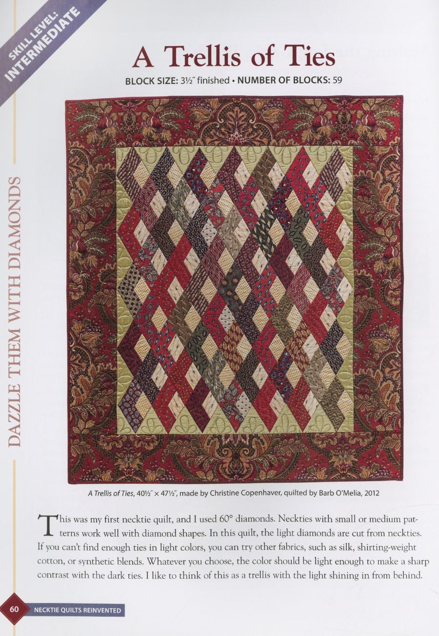 Necktie Quilts Reinvented Patterns – Quilting Books Patterns and Notions