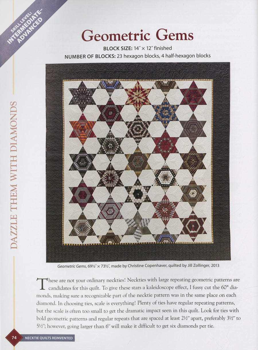 Necktie Quilts Reinvented Patterns – Quilting Books Patterns and Notions