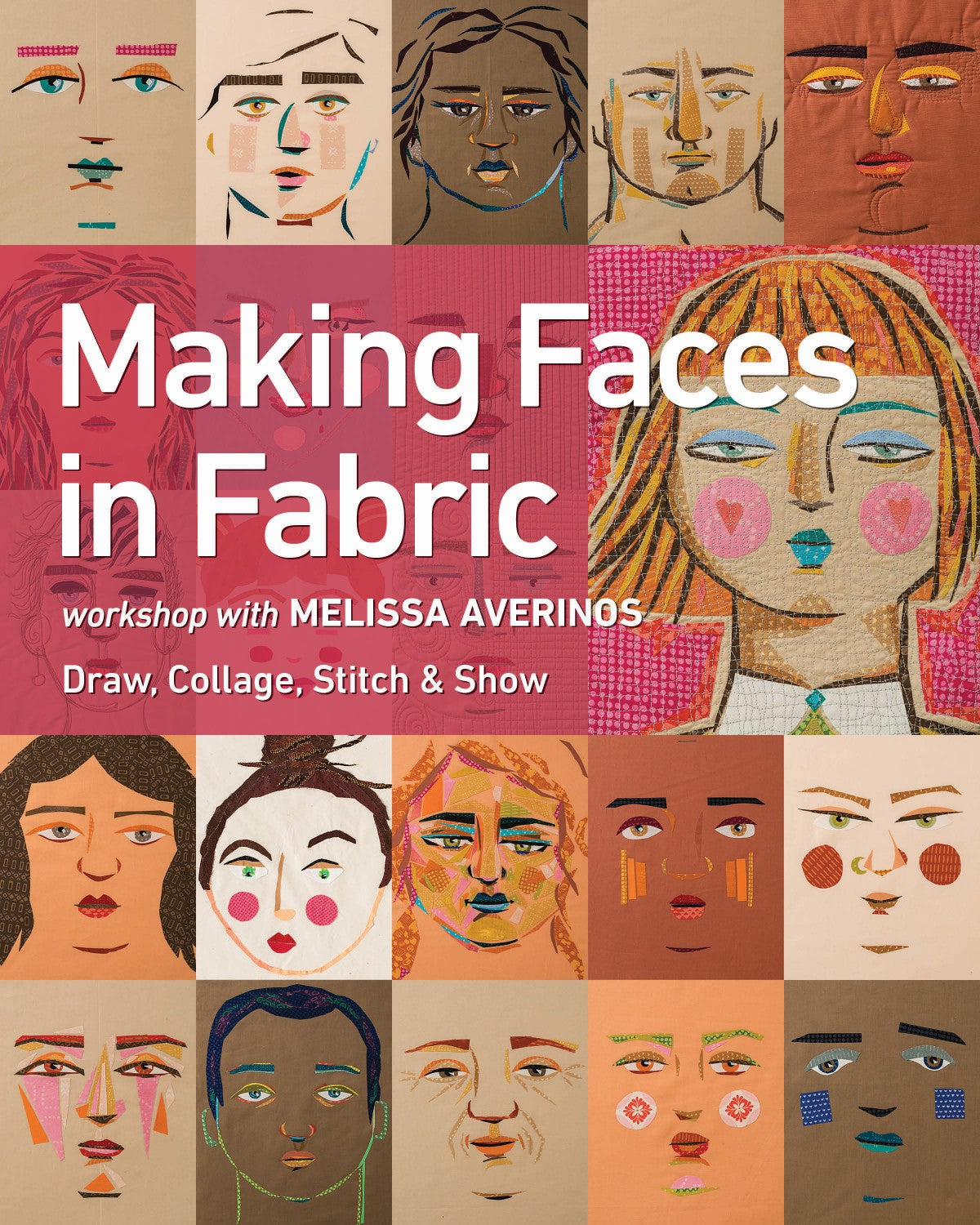 Making Faces in Fabric Quilters Pattern – Quilting Books Patterns and ...