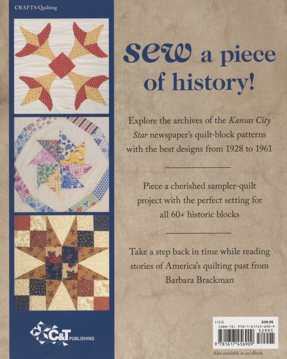 The Kansas City Star Quilts Sampler Quilting Patterns – Quilting Books ...