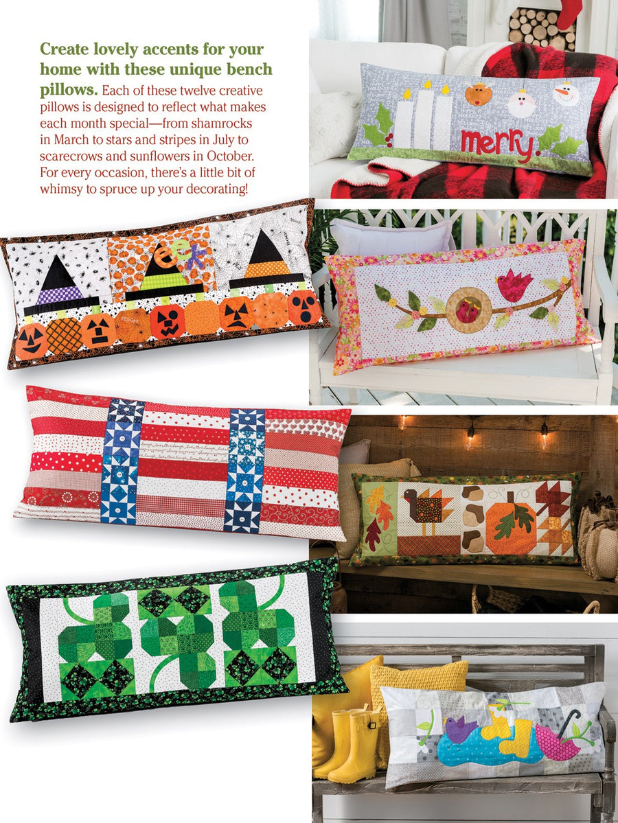 Bench Pillows for All Seasons Patterns – Quilting Books Patterns and ...