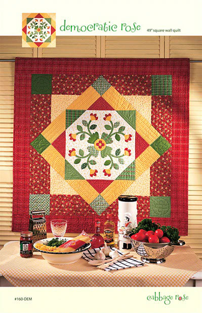 Democratic Rose Downloadable Pattern – Quilting Books Patterns and Notions