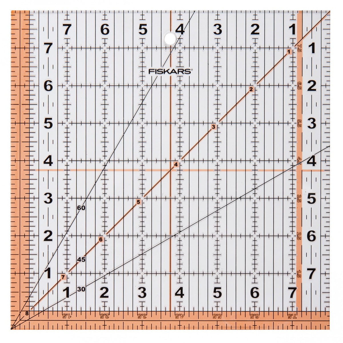 Fiskars 8-1/2in Square Acrylic Ruler – Quilting Books Patterns and Notions