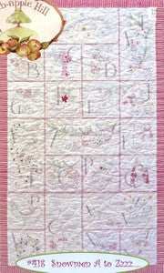 Snowmen A To ZZZZ Pattern – Quilting Books Patterns and Notions