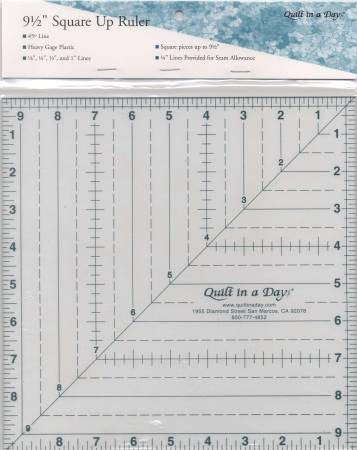 Square Up Ruler 9 1/2in Pattern – Quilting Books Patterns and Notions