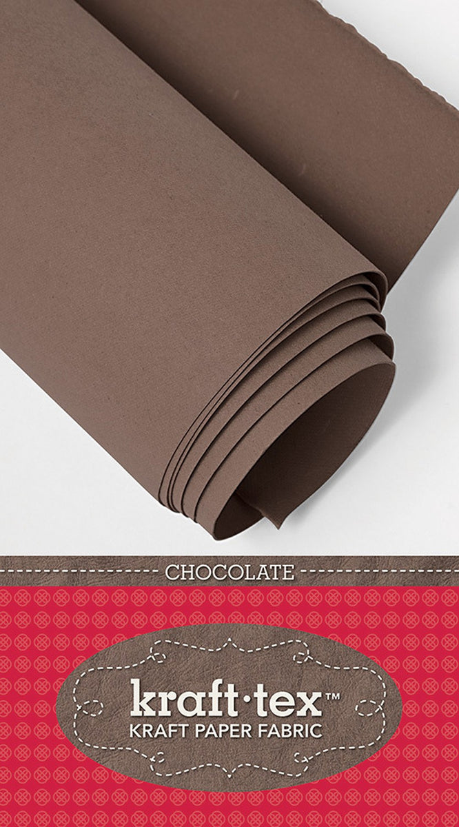 Kraft-tex Kraft Paper in Chocolate Quilters Pattern – Quilting Books ...