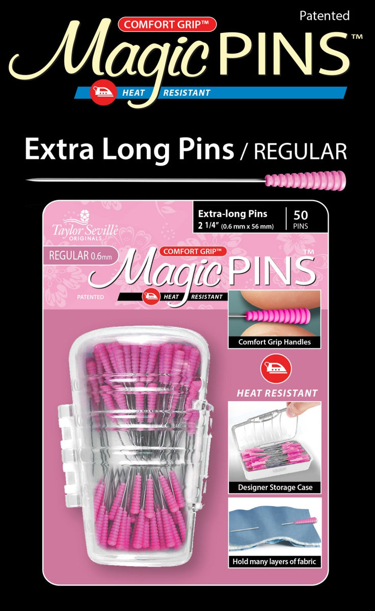 Magic Pins Extra Long Regular 50pc Patterns – Quilting Books Patterns ...