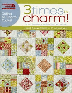 3 Times the Charm QBPN Patterns – Quilting Books Patterns and Notions