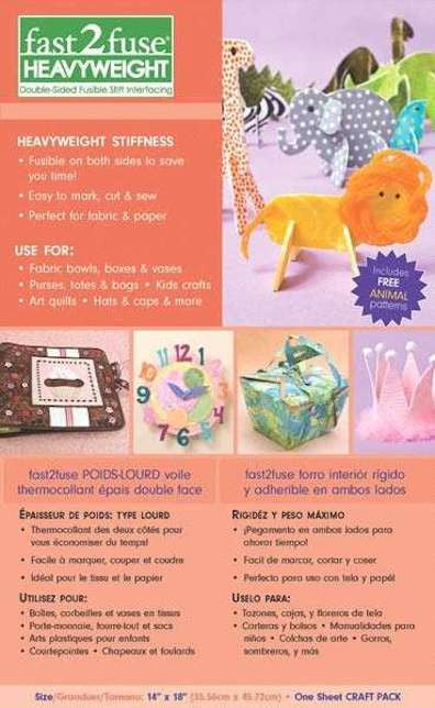 Fast2Fuse Interfacing Heavyweight Quilters – Quilting Books Patterns ...